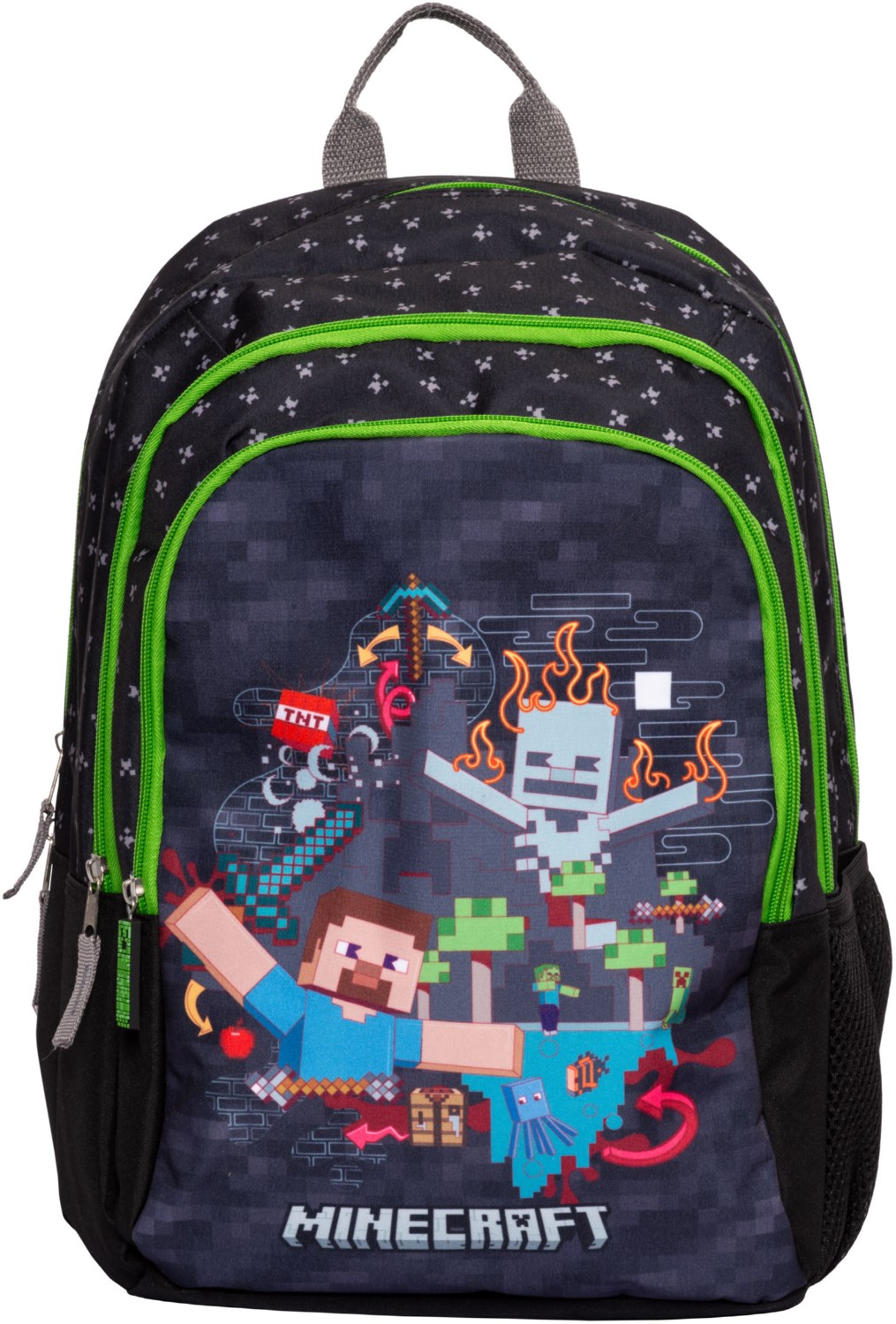 MOJANG STUDIOS Minecraft Rucksack schwarz/grau | EURONICS