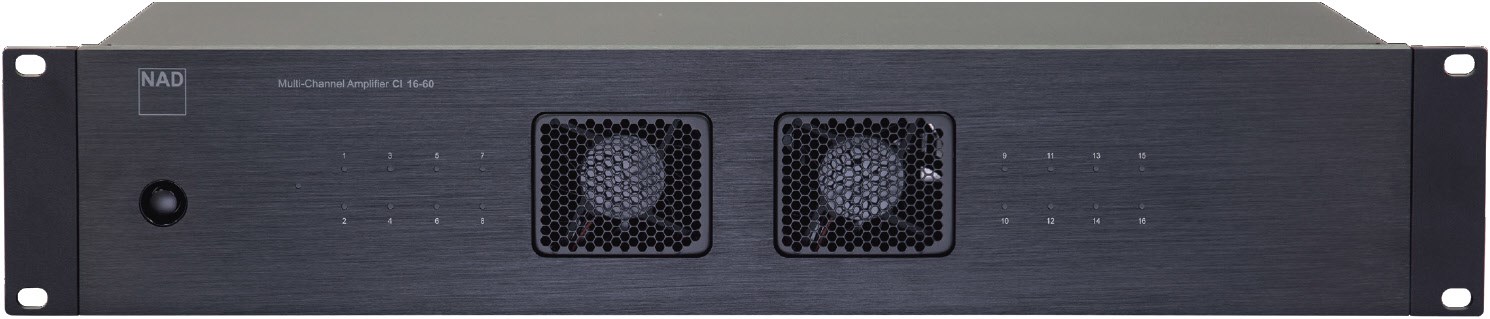 NAD CI16-60 DSP Mehrkanal-Endstufe schwarz | EURONICS