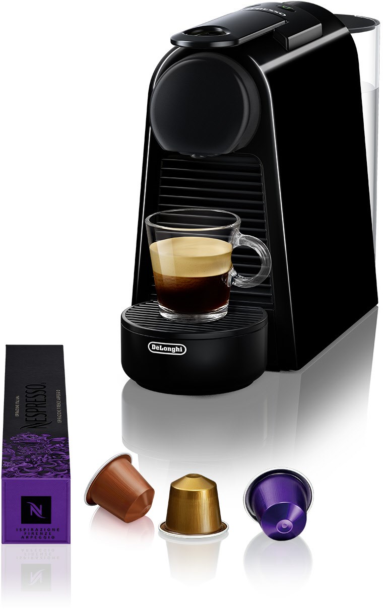 DeLonghi EN85.B Nespresso Essenza Mini Kapsel-Automat schwarz | EURONICS