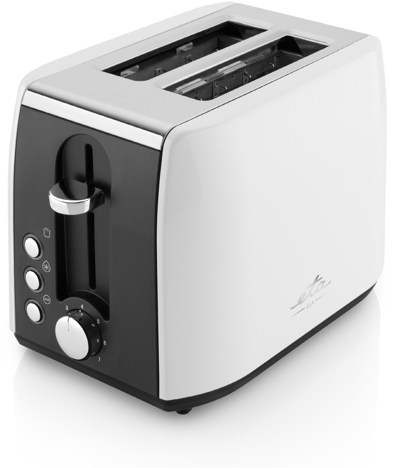 Eta Ela 0166 Kompakt-Toaster weiß | EURONICS